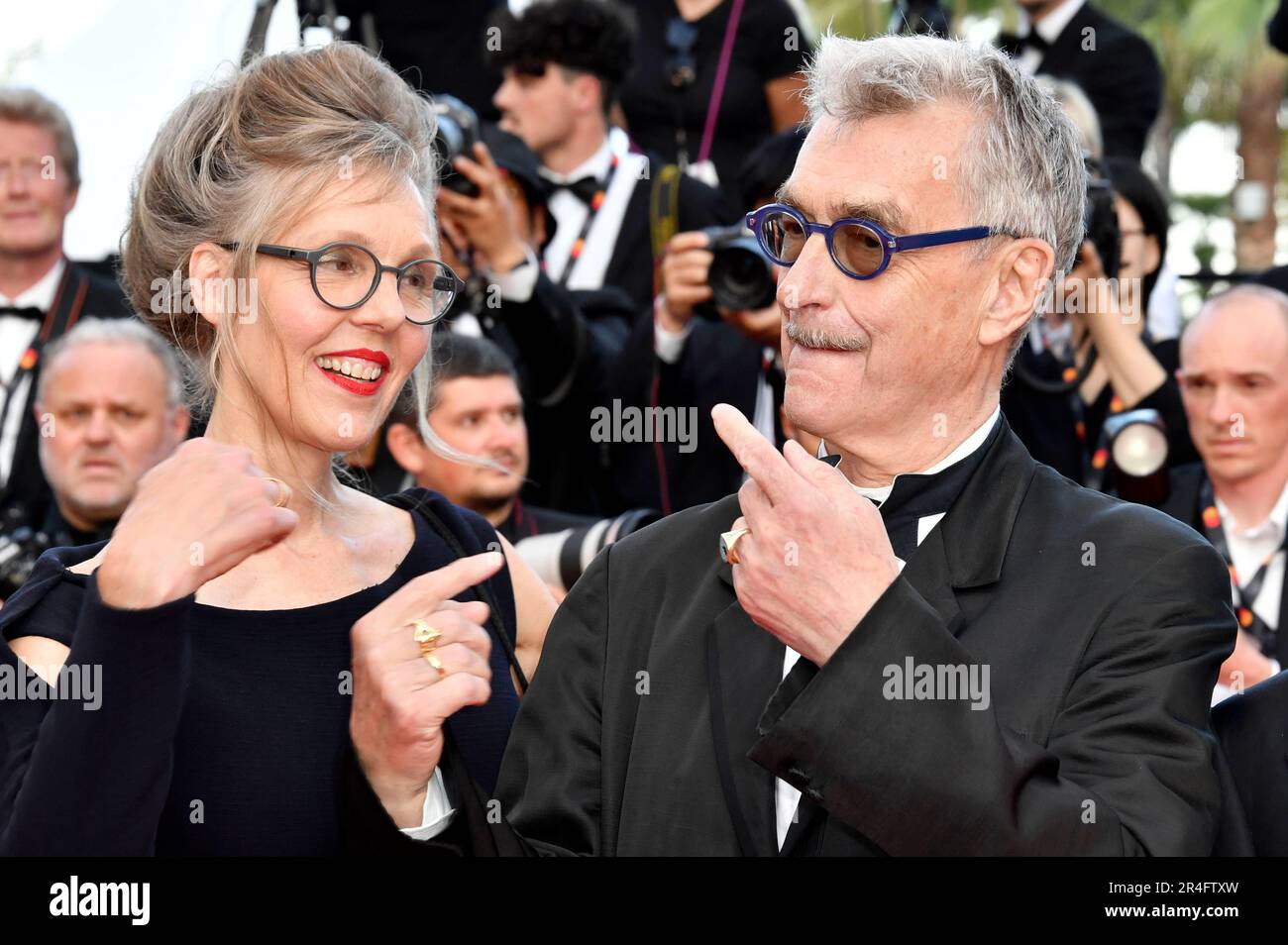 Wim Wenders mit Ehefrau Donata Wenders bei der Abschlussveranstaltung ...
