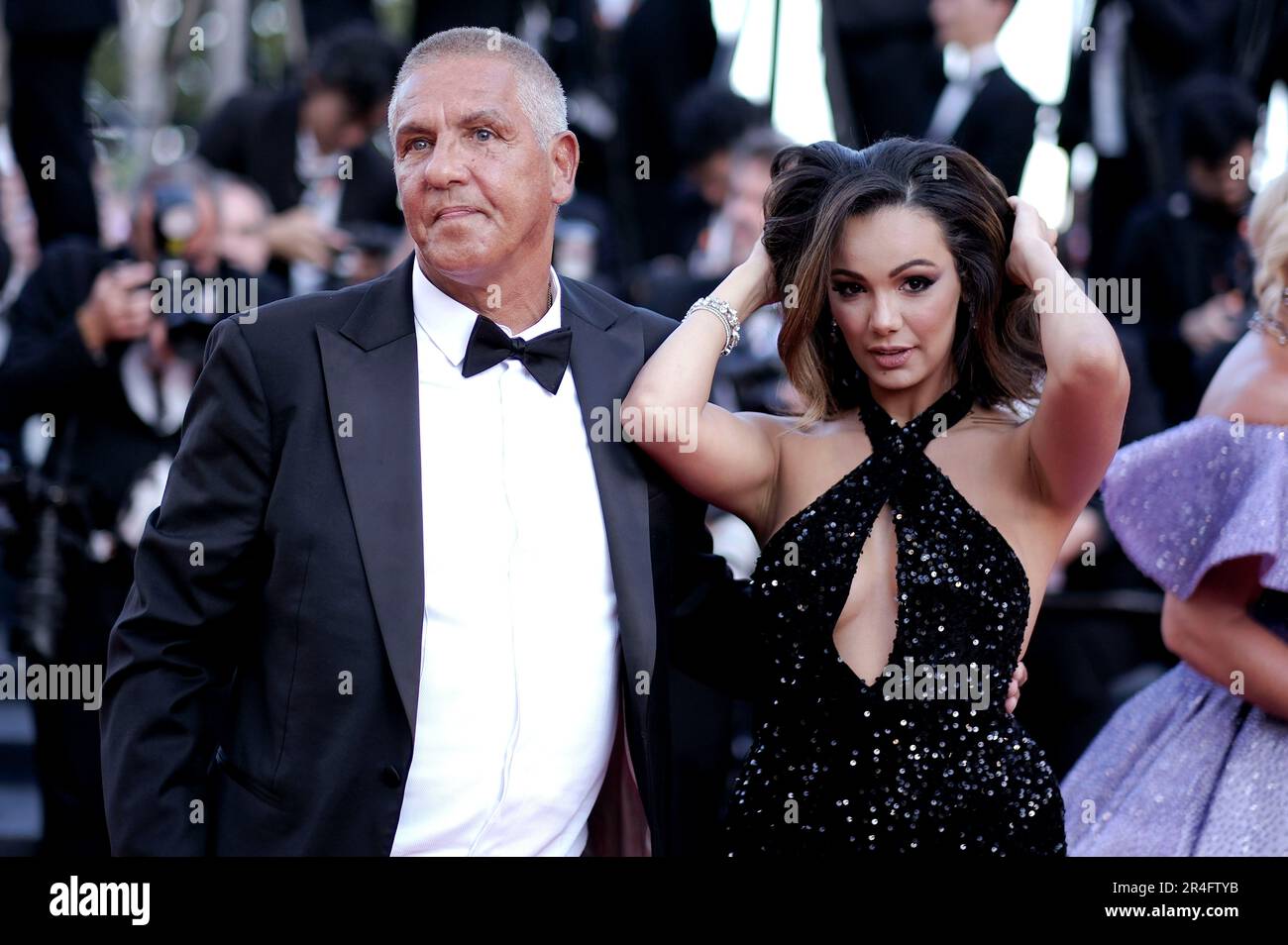 Samy Naceri und Sofia Athena bei der Abschlussveranstaltung mit der ...