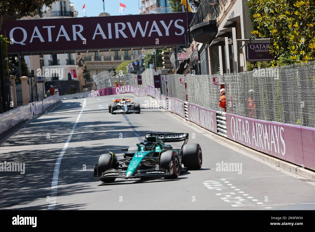 Circuit de Monaco, Montecarlo, Principality of Monaco, May 27, 2023, Lance Stroll (CAN) Aston ...