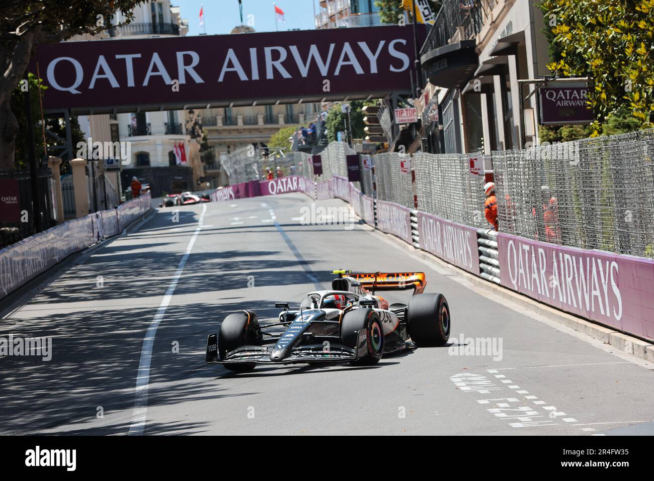Circuit de Monaco, Montecarlo, Principality of Monaco, May 27, 2023, Lando Norris (GBR) McLaren ...