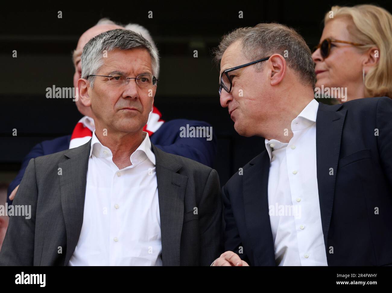 Jan Christian Dreesen FC Bayern MŸnchen Herbert Hainer president of ...