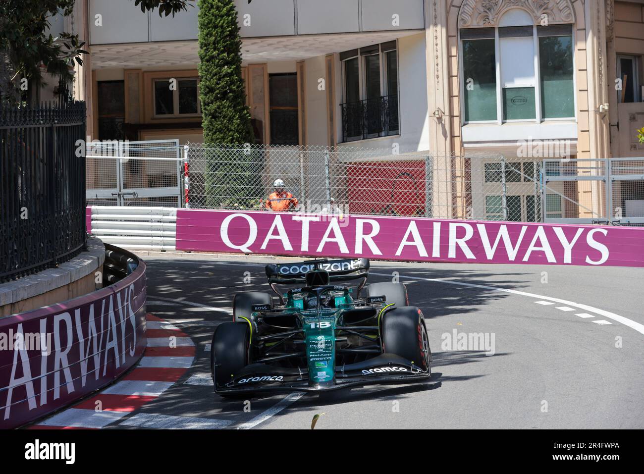 Montecarlo, Principality Of Monaco. 27th May, 2023. Lance Stroll (CAN) Aston Martn AMR23 during ...
