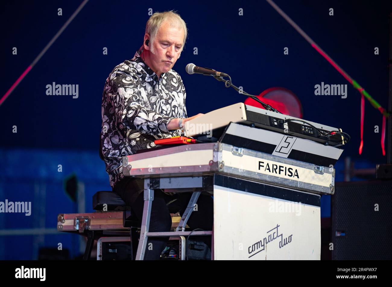 Warrington, UK. 27th May 2023. The Inspiral Carpets perform in the big ...