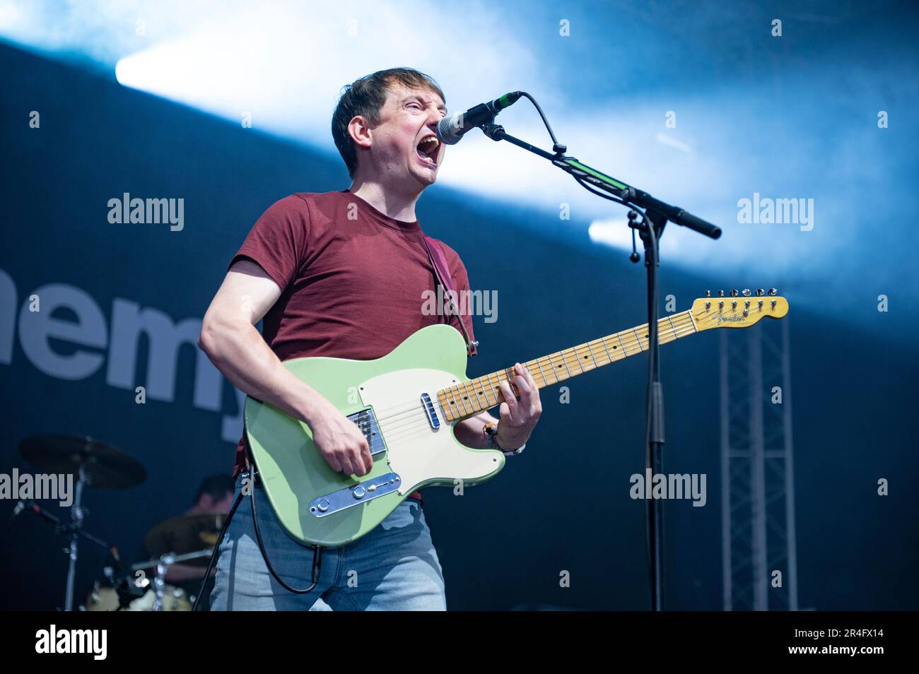 Warrington, UK. 27th May 2023. The Enemy performing at the big top on ...