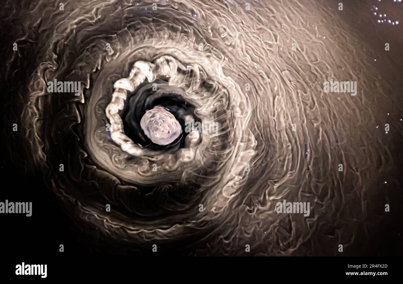 Vaporizing Dry Ice Crystal In Laboratory Simulating The Effect Of an ...