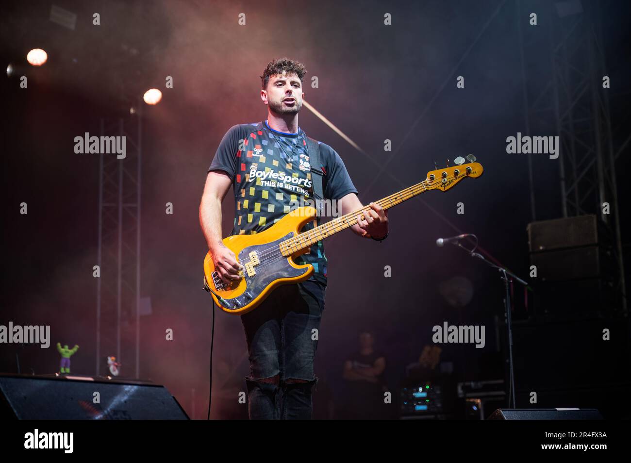 Warrington, UK. 27th May 2023. The Enemy performing at the big top on ...