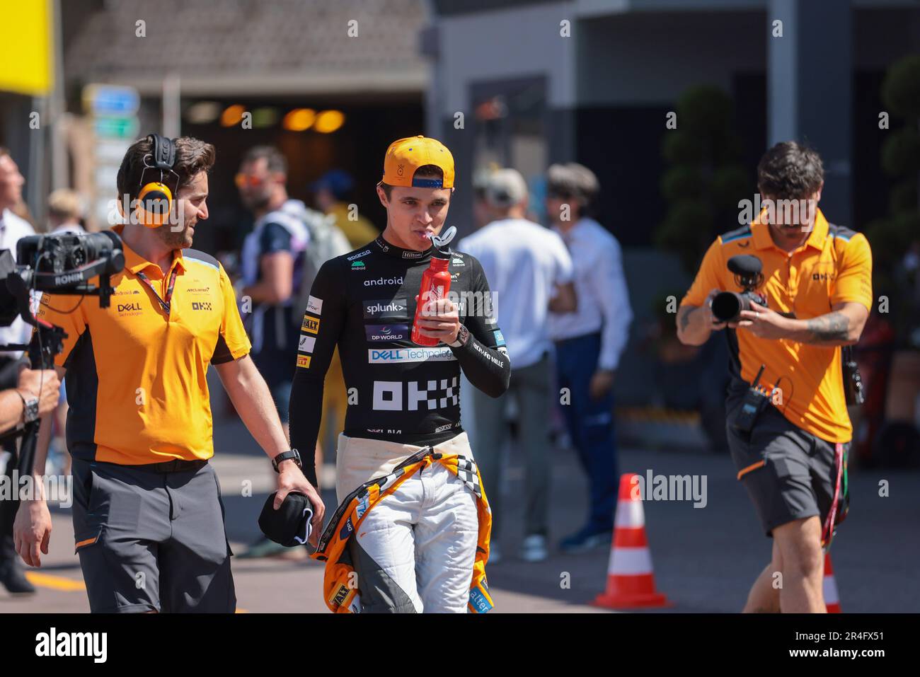 Circuit de Monaco, Montecarlo, Principality of Monaco, May 27, 2023, Lando Norris (GBR) McLaren ...