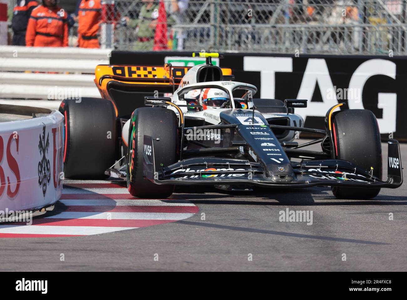 Circuit de Monaco, Montecarlo, Principality of Monaco, May 27, 2023, Lando Norris (GBR) McLaren ...