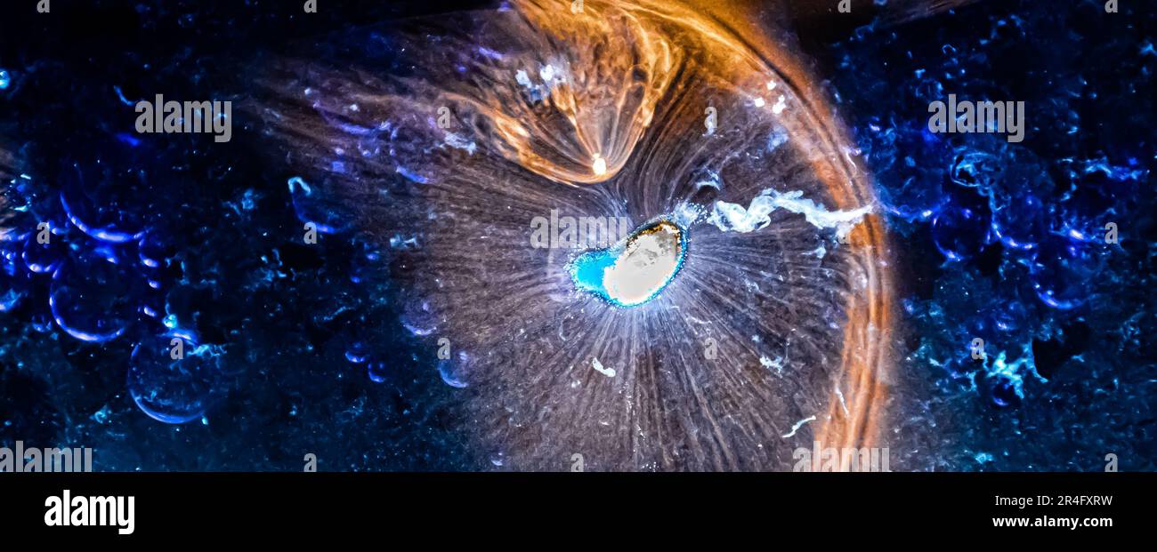 Vaporizing Dry Ice Crystal In Laboratory Simulating The Effect Of an ...