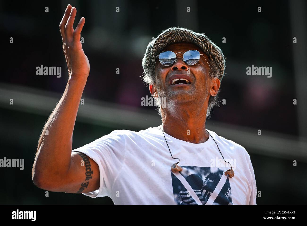 Paris, France, France. 27th May, 2023. French singer and former tennis ...