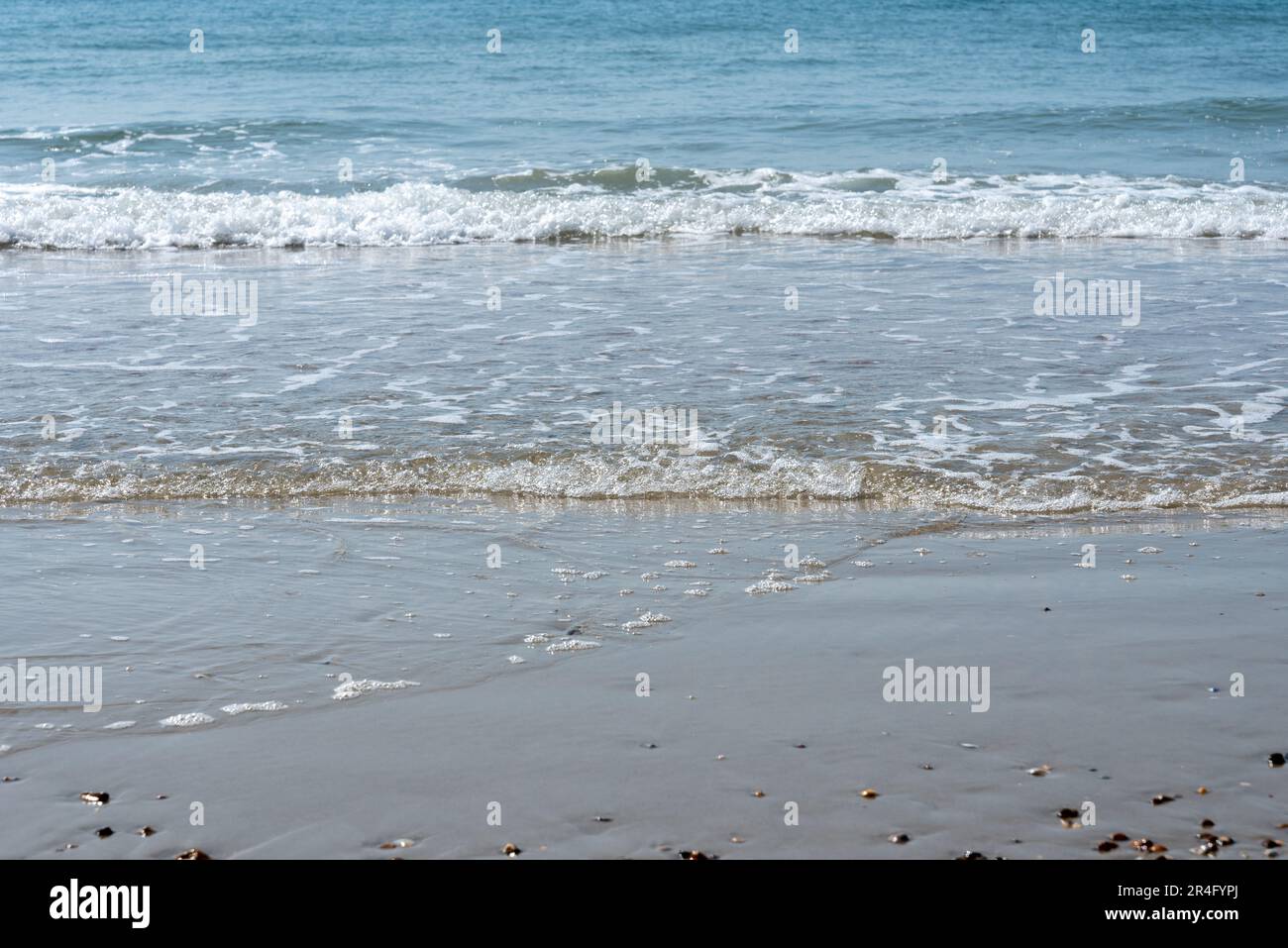 Beautiful gentle waves on shore hi-res stock photography and images - Alamy