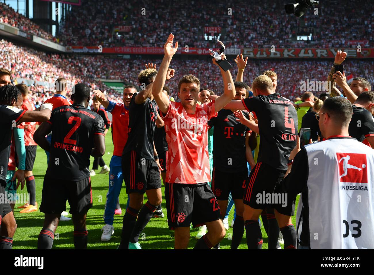 COLOGNE, GERMANY - 27 May, 2023: Thomas Müller. The football match of ...