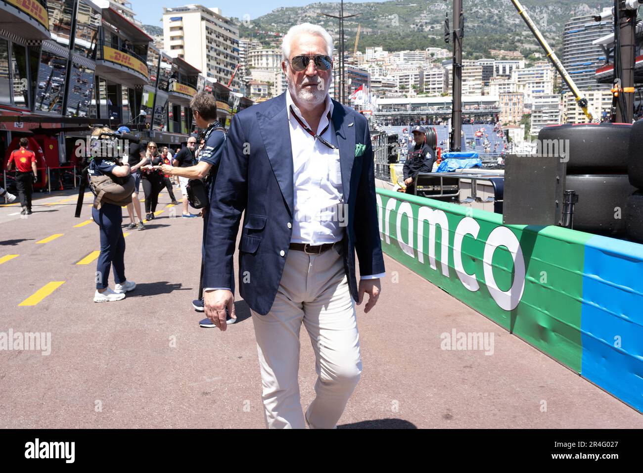 Monaco, Monaco. 27th May, 2023. Lawrence Stroll attends the F1 Grand ...