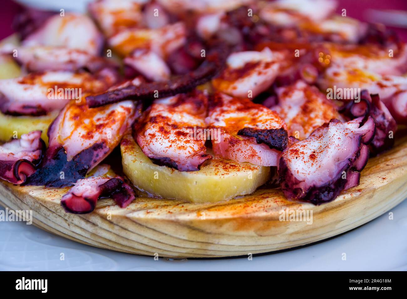 Spanish galician octopus dish hi-res stock photography and images - Alamy