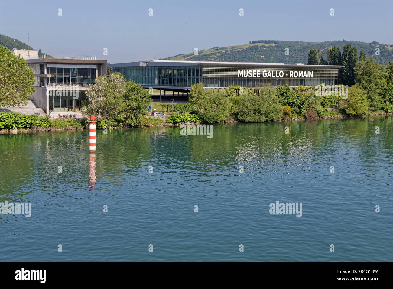 ST-ROMAIN-EN-GAL, FRANCE, May 26, 2023 : The Gallo-Roman Museum of Saint-Romain-en-Gal is an ...