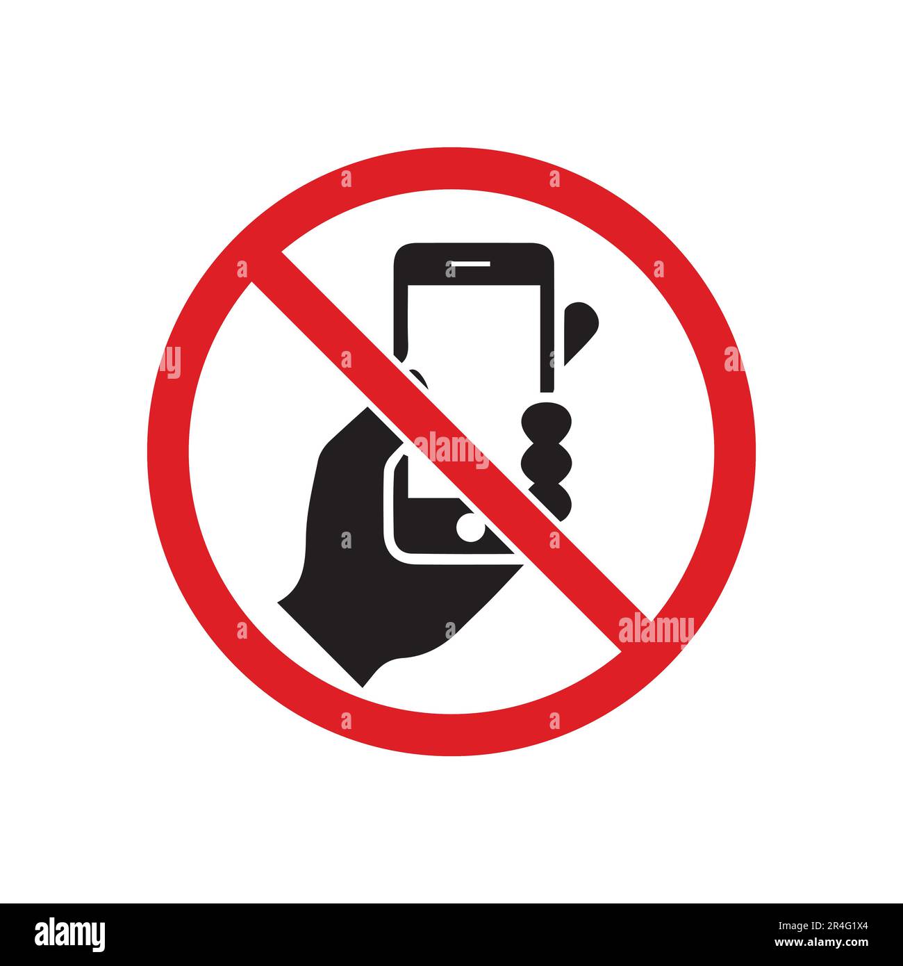 mobile prohibition logo design Stock Vector Image & Art - Alamy