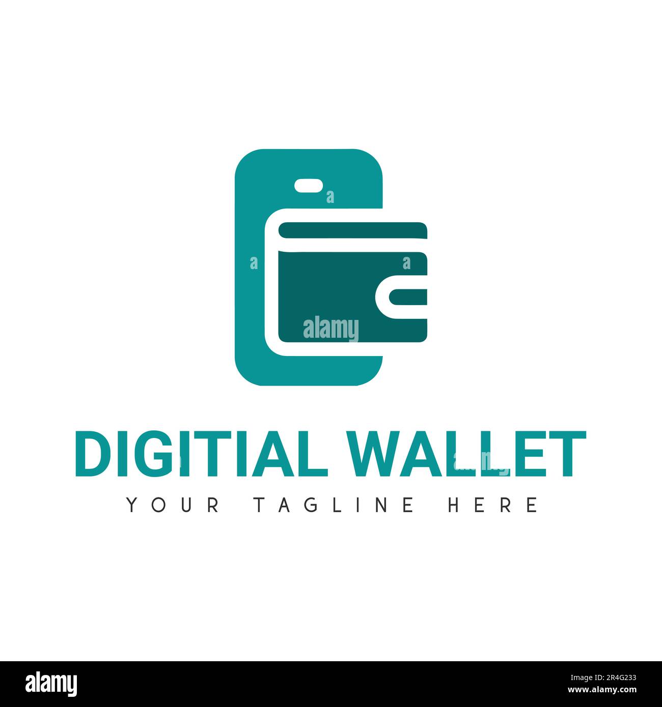 Digital Wallet Logo Design Online Payment Logo Stock Vector Image & Art - Alamy