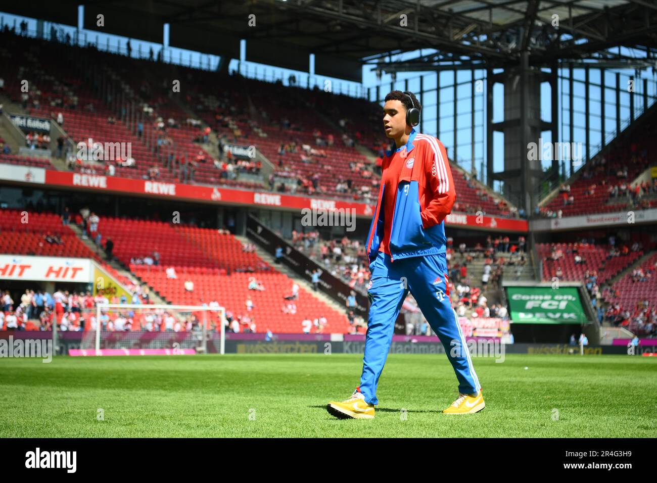 COLOGNE, GERMANY - 27 May, 2023: Jamal Musiala. The football match of ...
