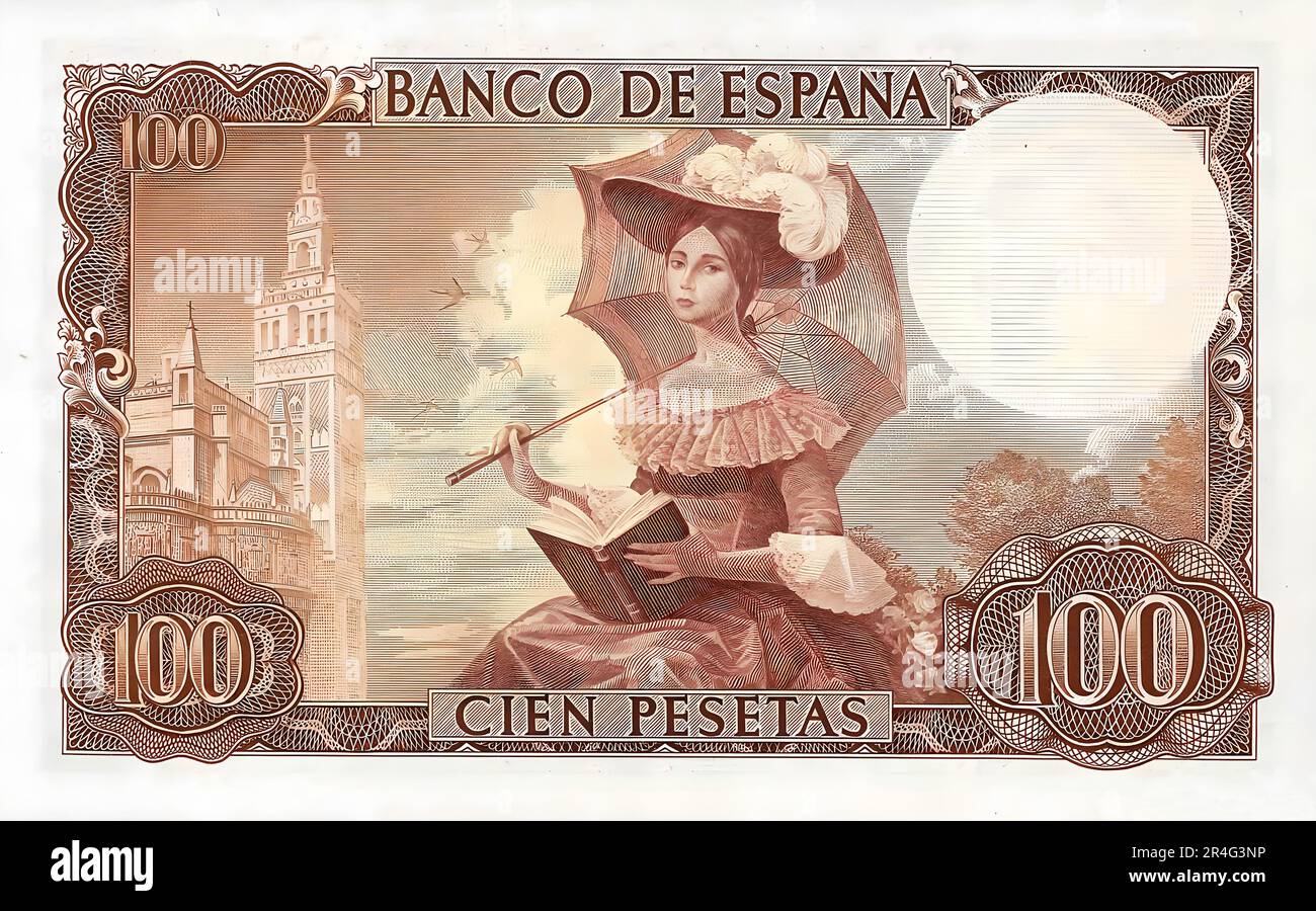 100 pesetas banknote hi-res stock photography and images - Alamy