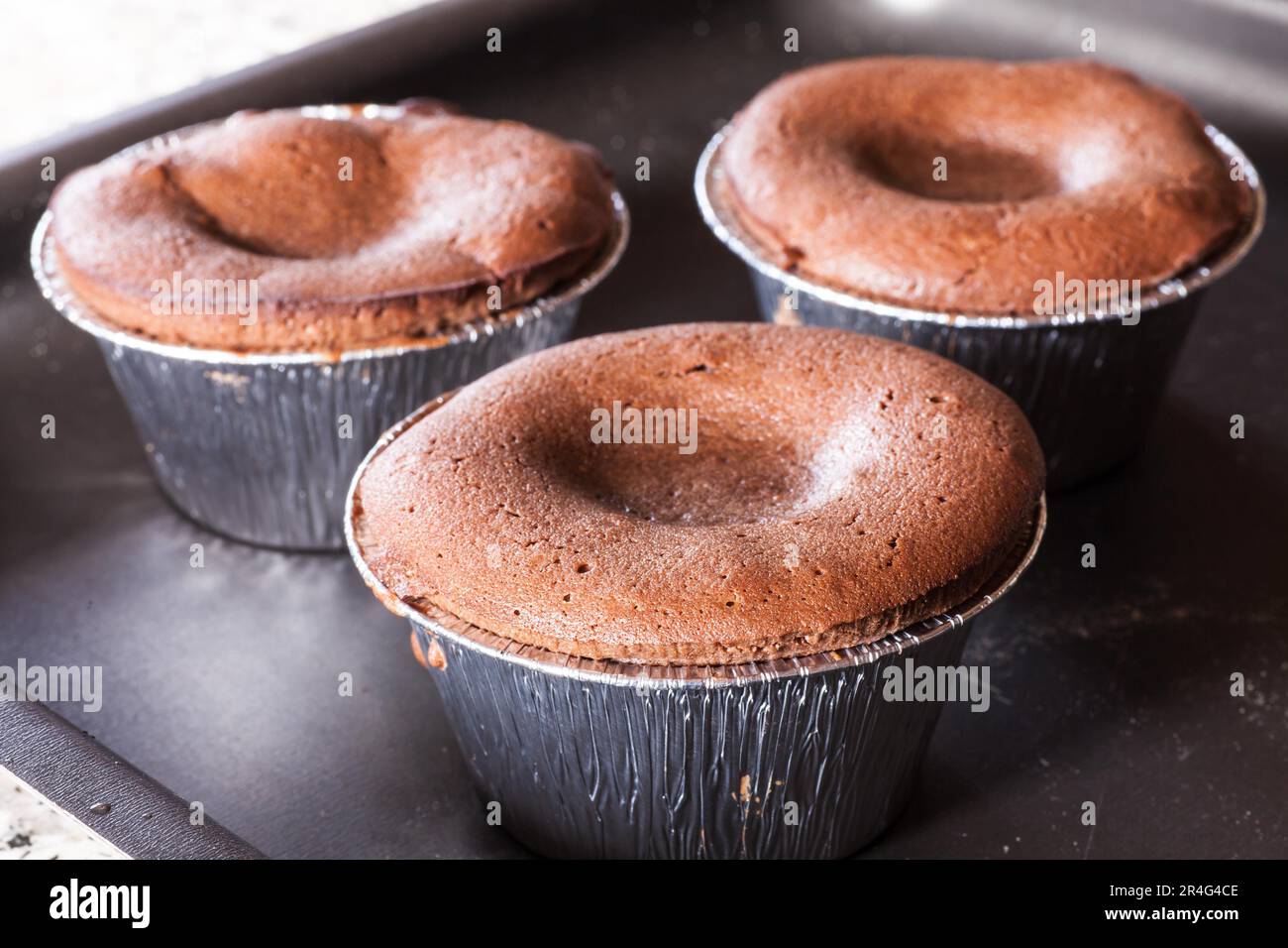 Homemade, just cooked chocolate desserts made by a proud Italian ...