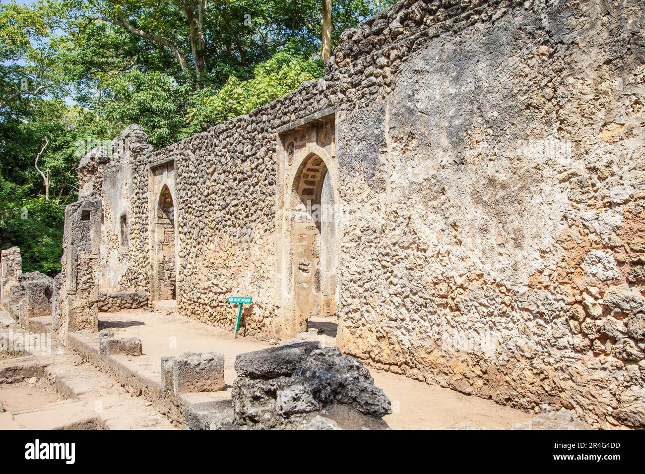 Gede ruins in Kenya are the remains of a Swahili town, typical of most ...