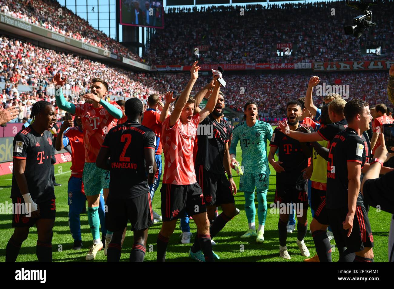 COLOGNE, GERMANY - 27 May, 2023: Bayern Championes. The football match ...
