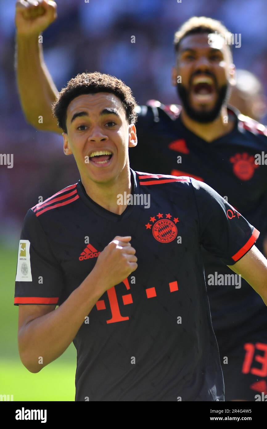 COLOGNE, GERMANY - 27 May, 2023: Jamal Musiala. The football match of ...
