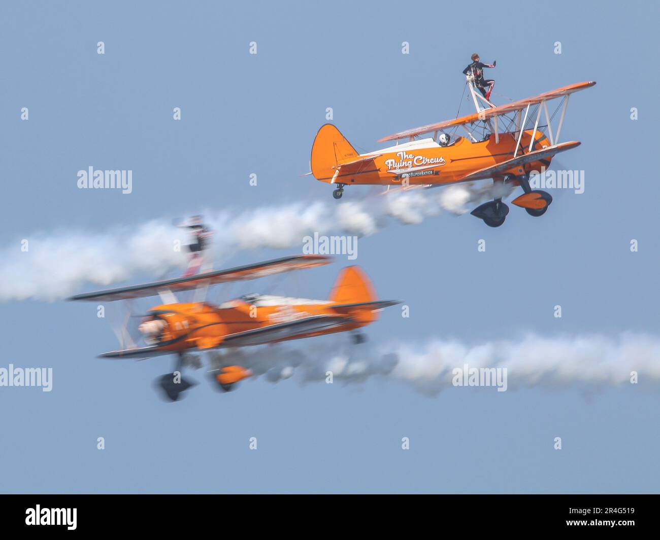 Bangor Sea Festival Wingwalkers Stock Photo - Alamy