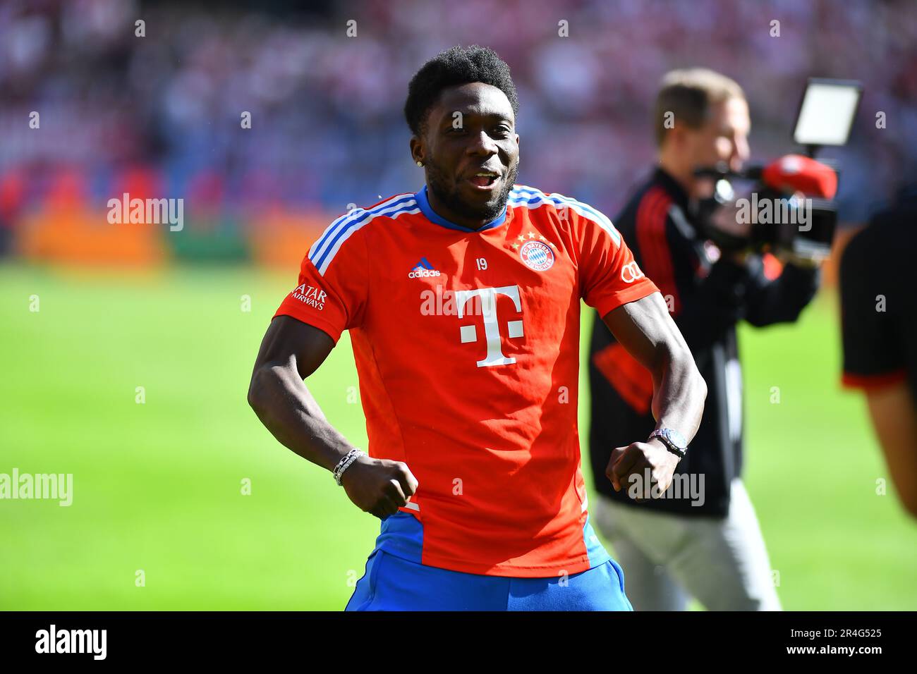 COLOGNE, GERMANY - 27 May, 2023: Alphonso Davies. The football match of ...