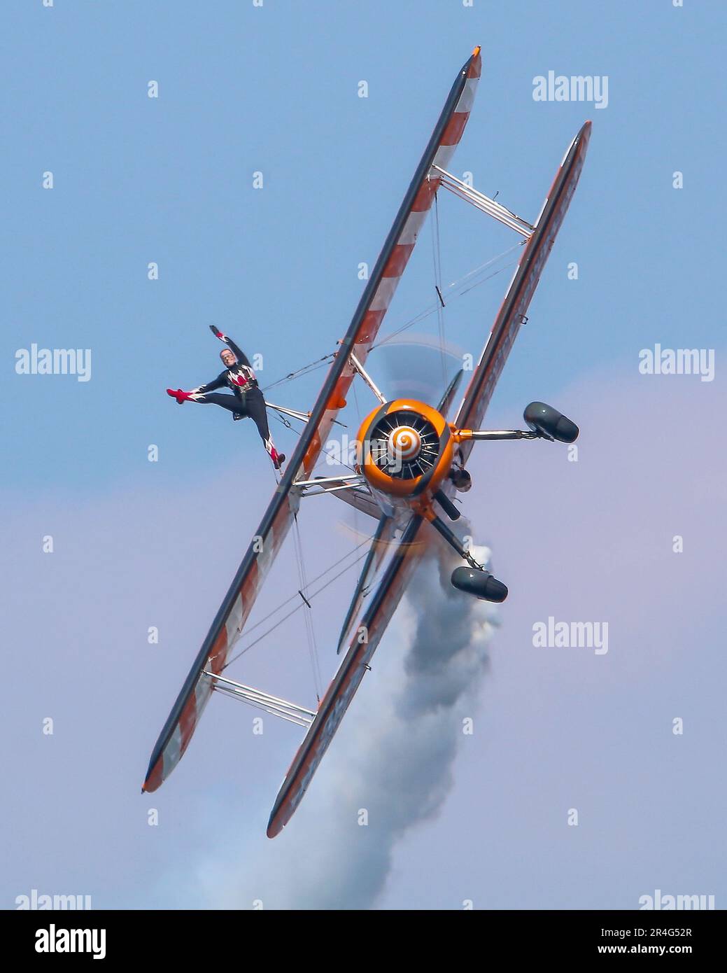 Bangor Sea Festival Wingwalkers Stock Photo - Alamy