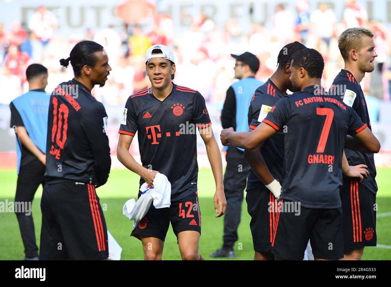 COLOGNE, GERMANY - 27 May, 2023: Jamal Musiala. The football match of ...