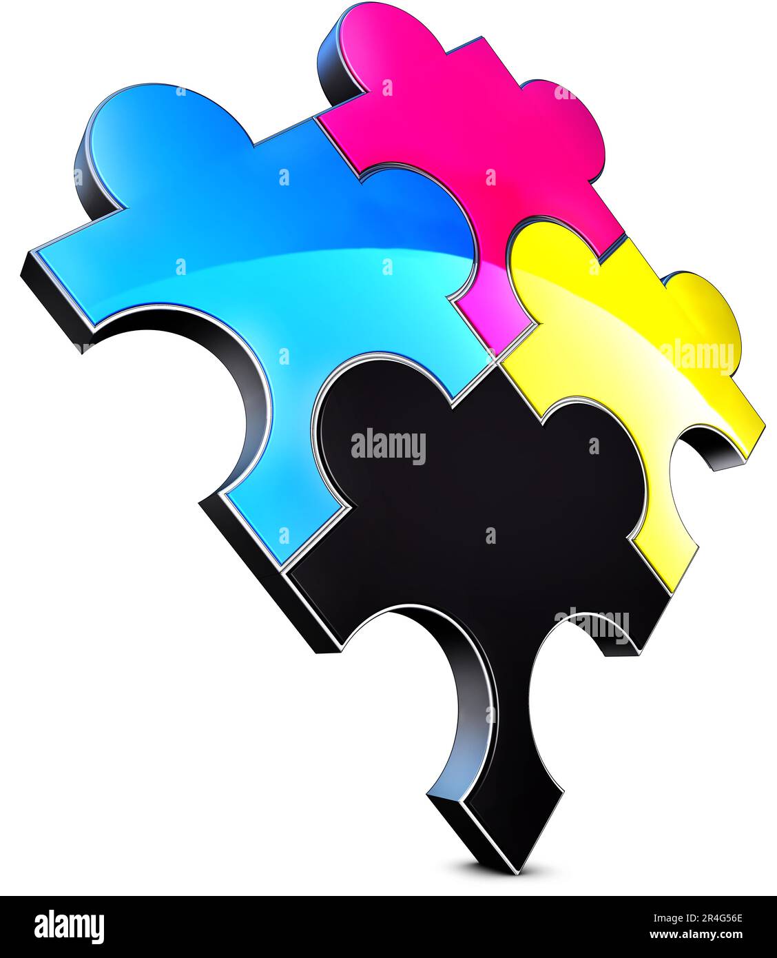 high resolution rendering of a color concept Stock Photo - Alamy