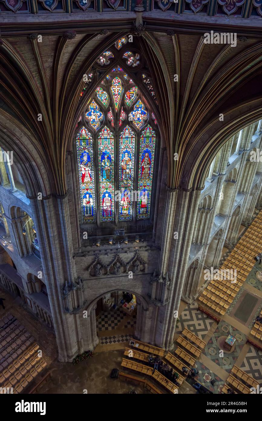Interior View of Ely Cathedral Stock Photo - Alamy