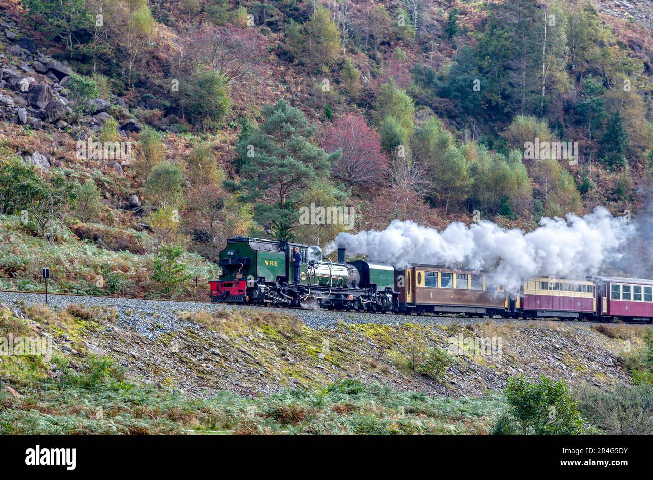 Welsh Highland Railway Stock Photo - Alamy