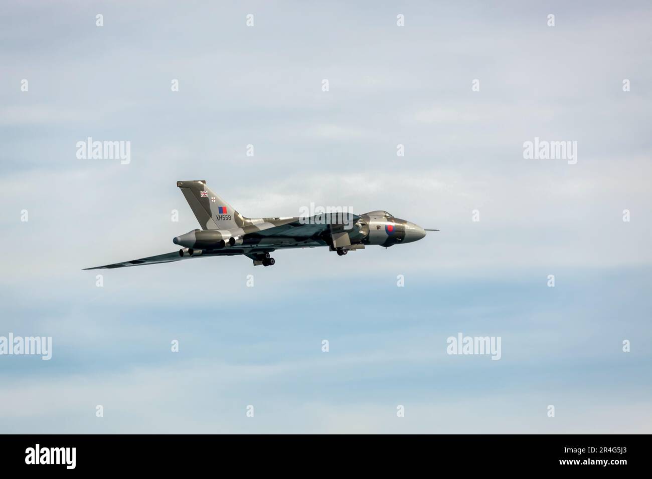 Avro Vulcan XH558 at Airbourne Stock Photo - Alamy