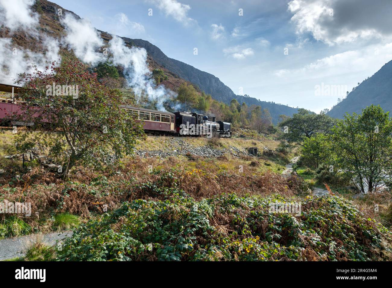 Welsh Highland Railway Stock Photo - Alamy