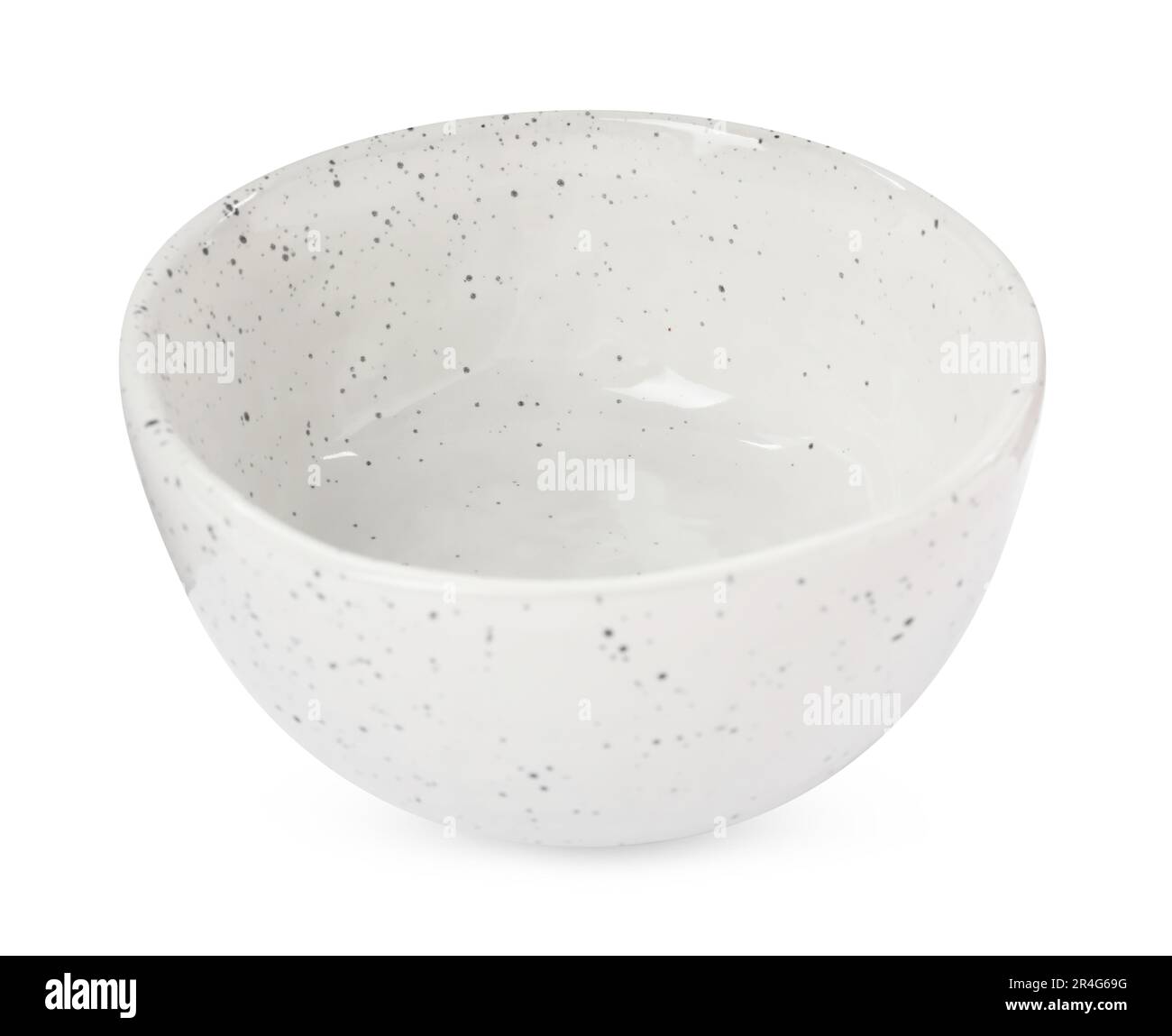 Beautiful empty ceramic bowl isolated on white Stock Photo - Alamy