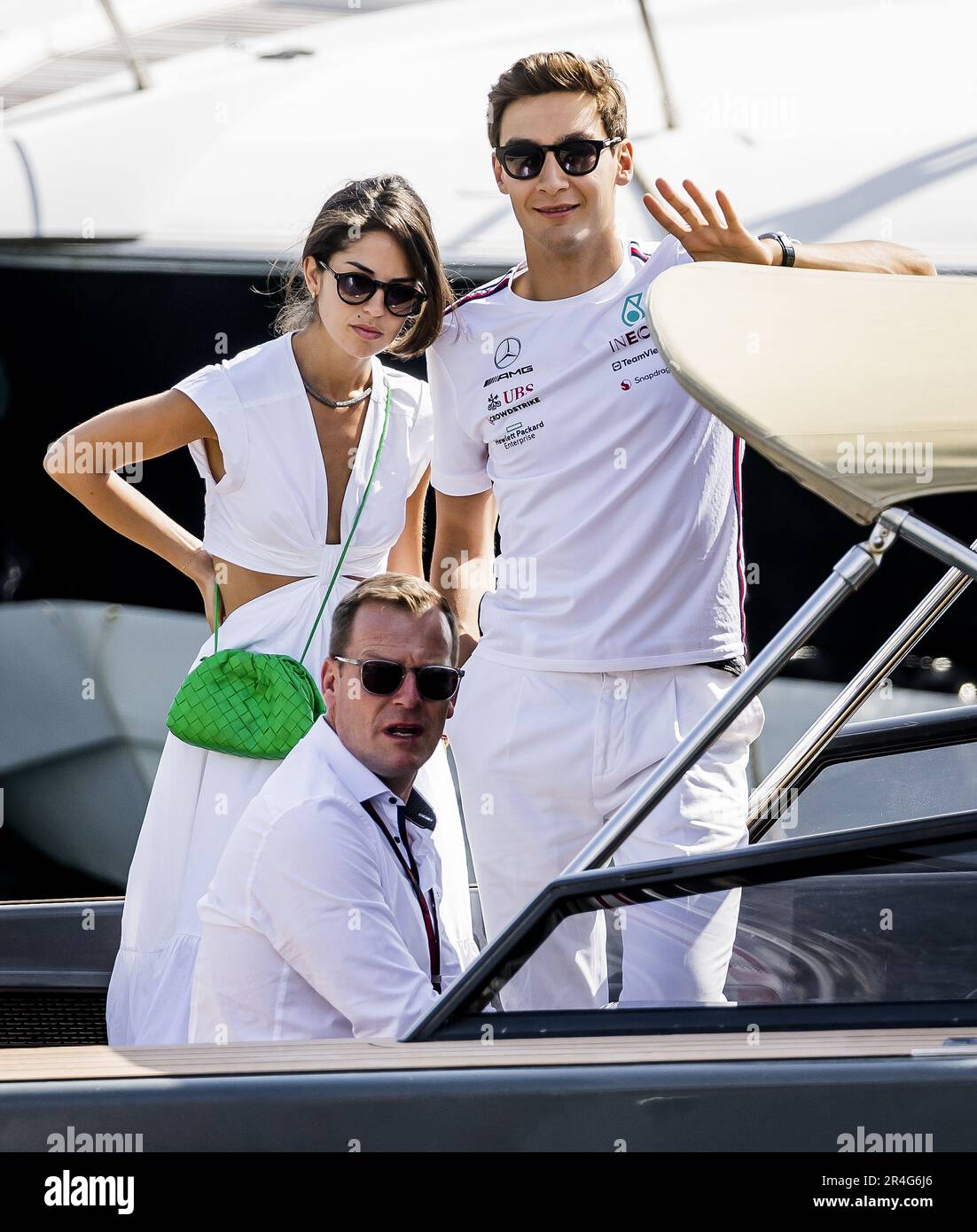 MONACO - George Russell (Mercedes) ahead of the Monaco Grand Prix. ANP ...