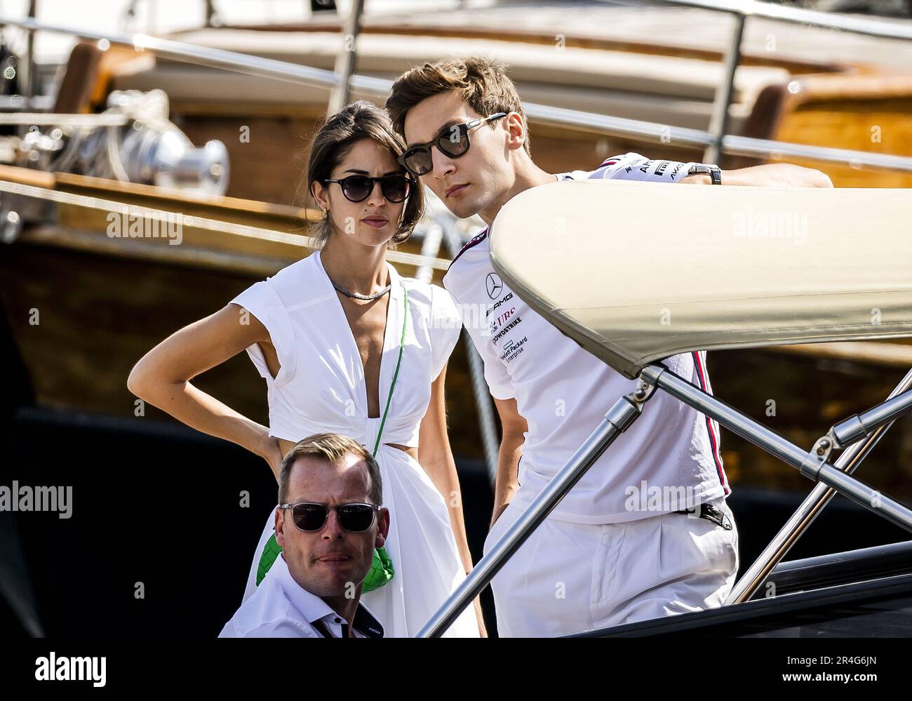 MONACO - George Russell (Mercedes) ahead of the Monaco Grand Prix. ANP ...