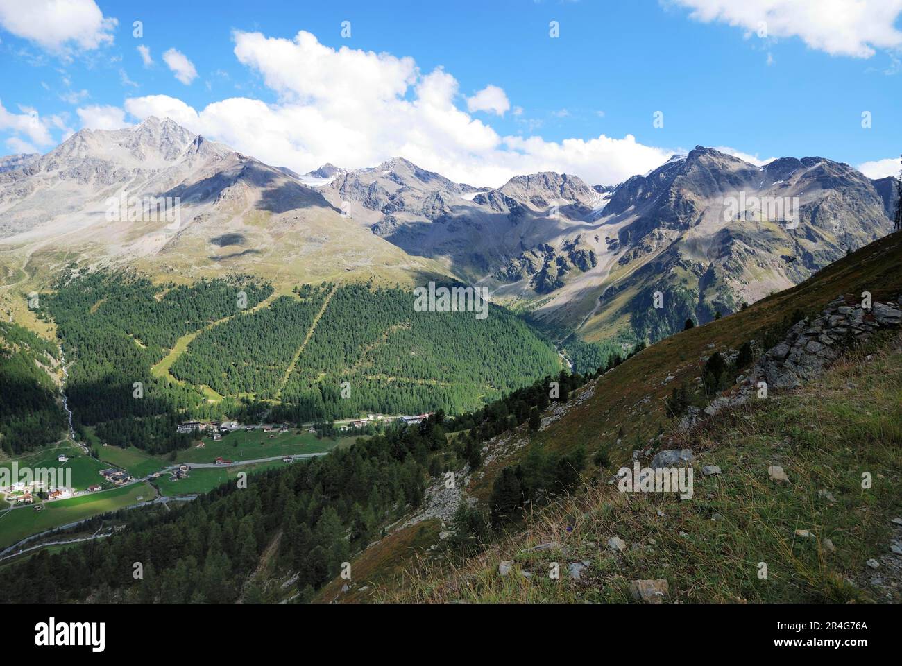 Mountains in the region of mount Ortler in Sulden (South Tyrol) (Italy ...