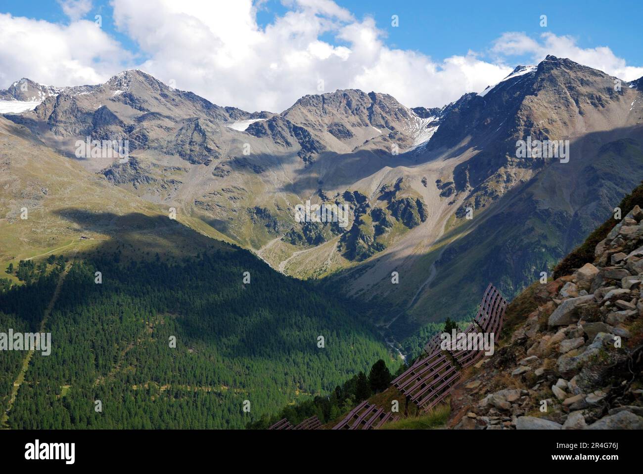 Mountains in the region of mount Ortler in Sulden (South Tyrol) (Italy ...