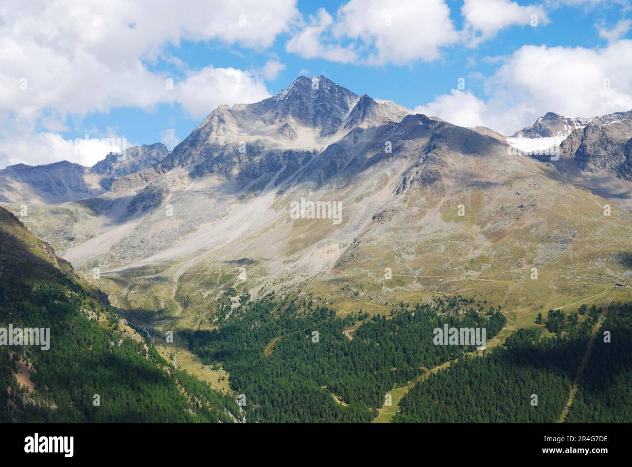 Mountains in the region of mount Ortler in Sulden (South Tyrol) (Italy ...