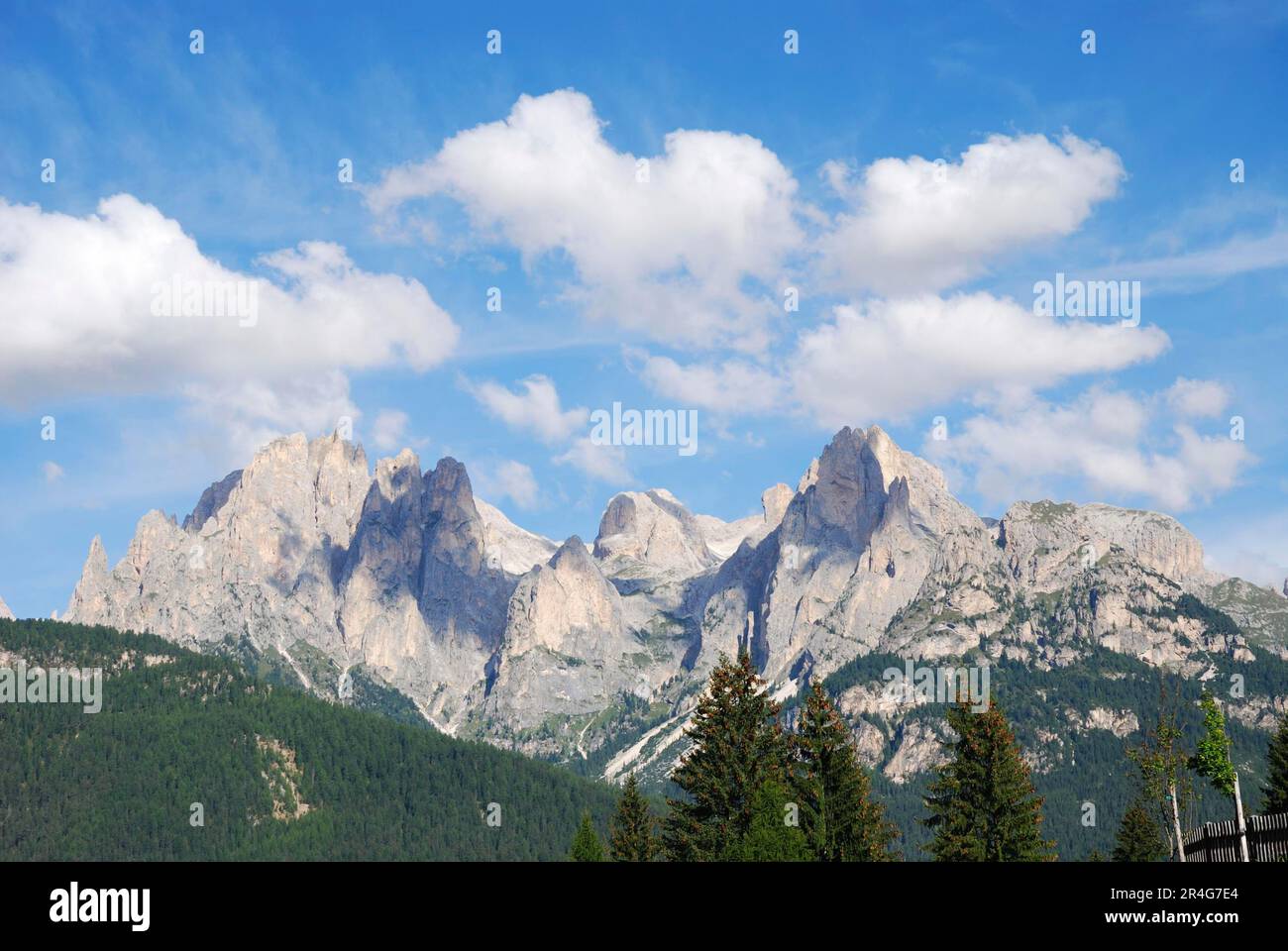 Mountain landscape in the Dolomites Italy Stock Photo - Alamy