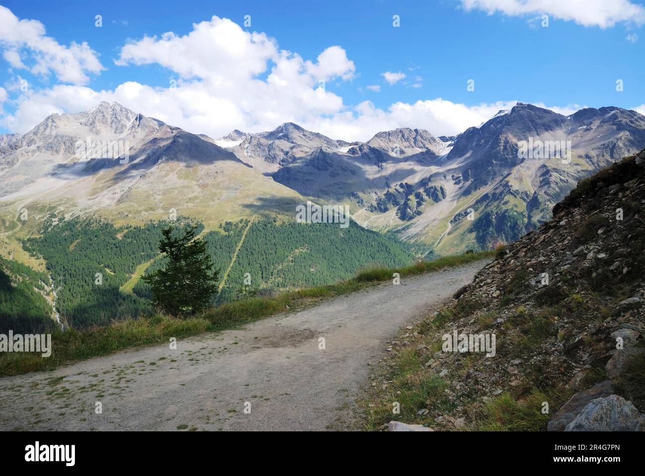 Mountains in the region of mount Ortler in Sulden (South Tyrol) (Italy ...