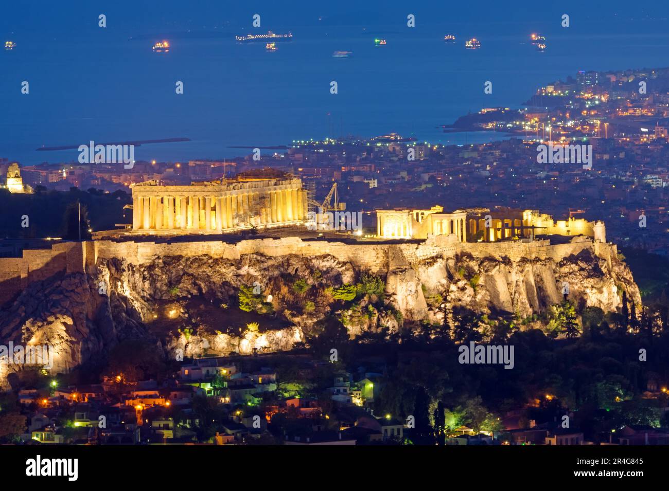 Aerial view acropolis in athens hi-res stock photography and images - Alamy