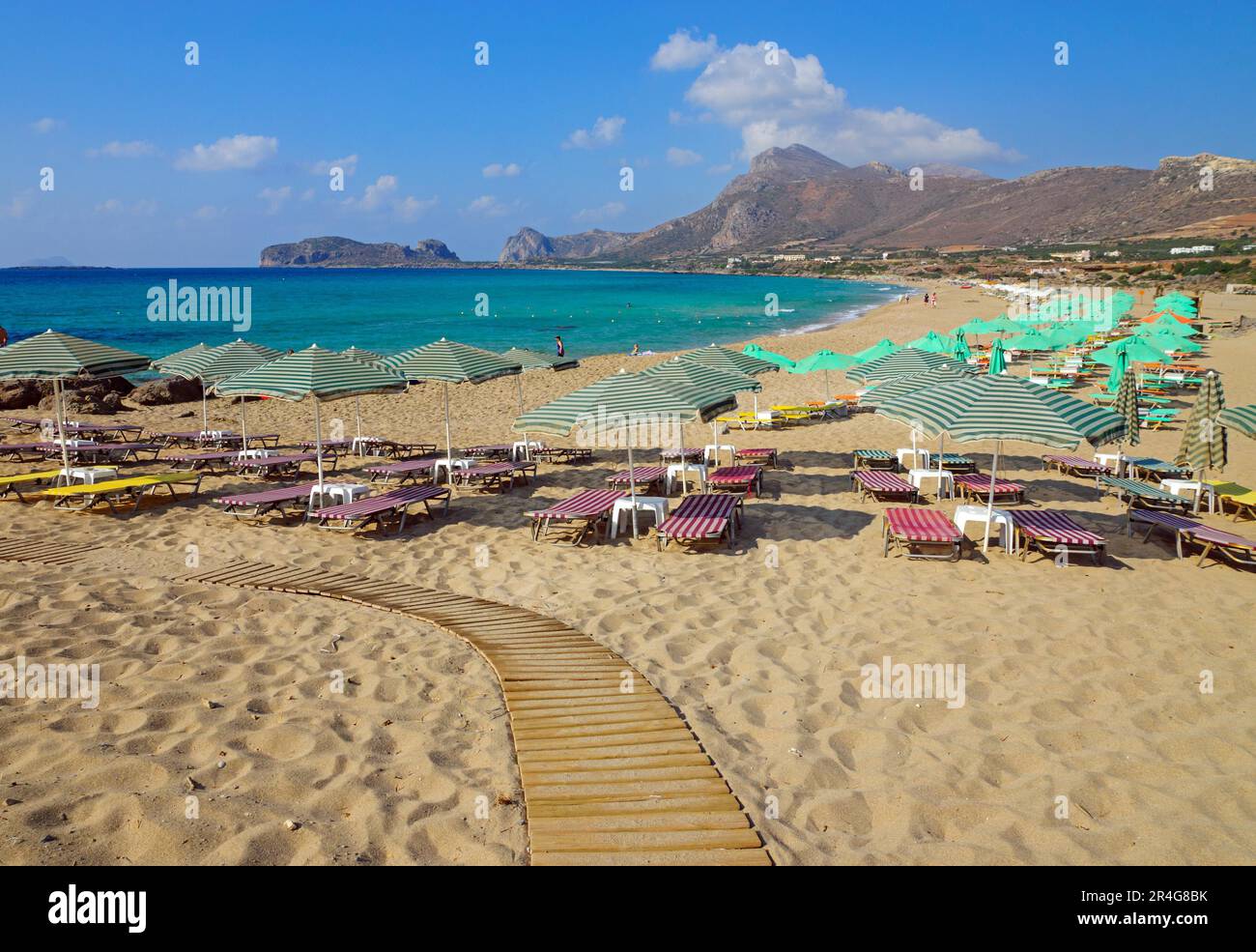 The beautiful beach of Falassarna in Crete, Greece Stock Photo - Alamy