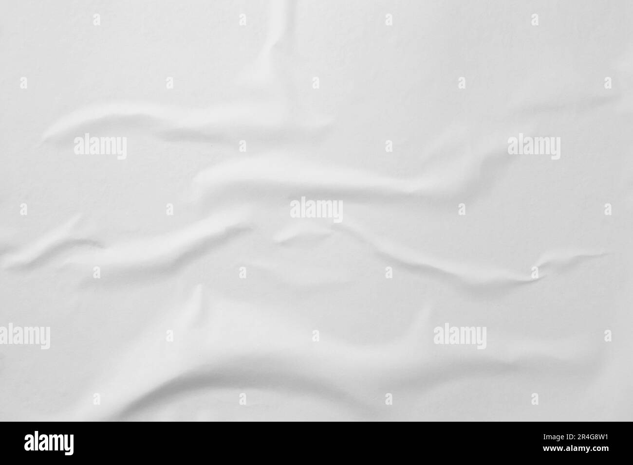 Texture of white creased paper, closeup view Stock Photo - Alamy