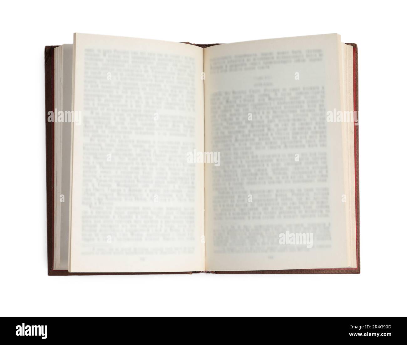 Old book open view Cut Out Stock Images & Pictures - Alamy