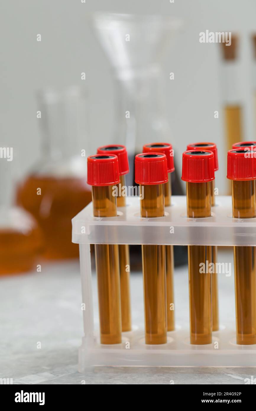 Stand at table hi-res stock photography and images - Alamy