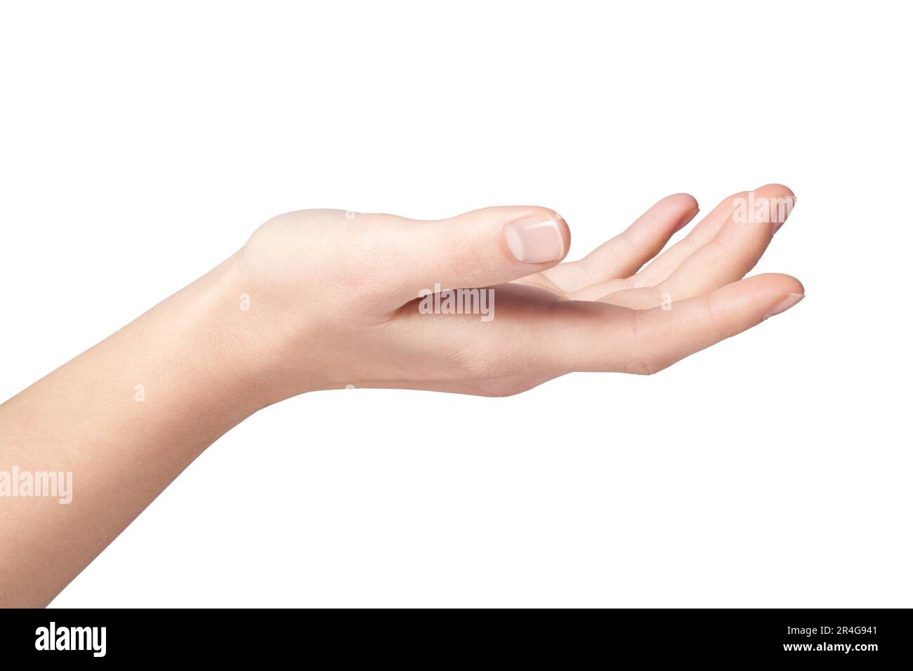 women hand. Isolated on white background Stock Photo - Alamy